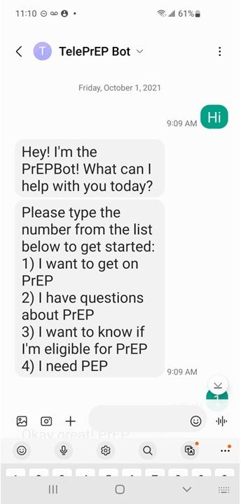 TelePrEP bot – CCH UCLA